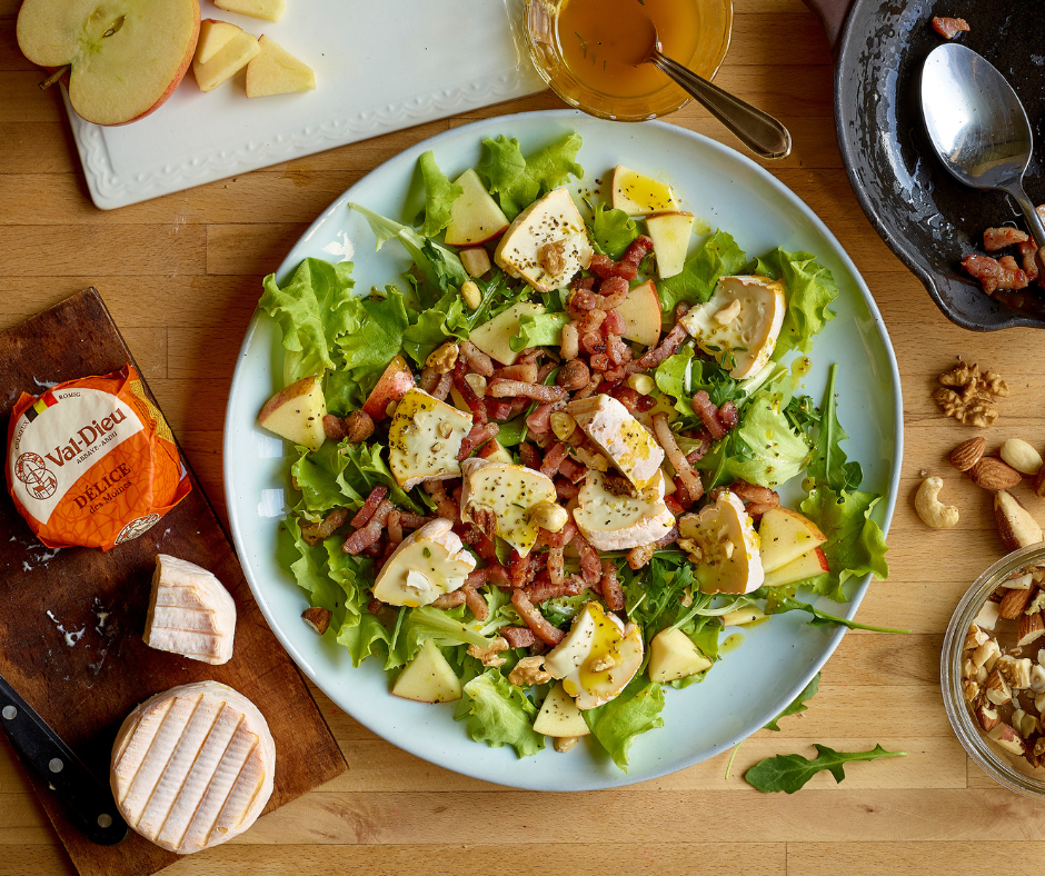 Salade au Val-Dieu Délice des Moines - Terre de Fromages